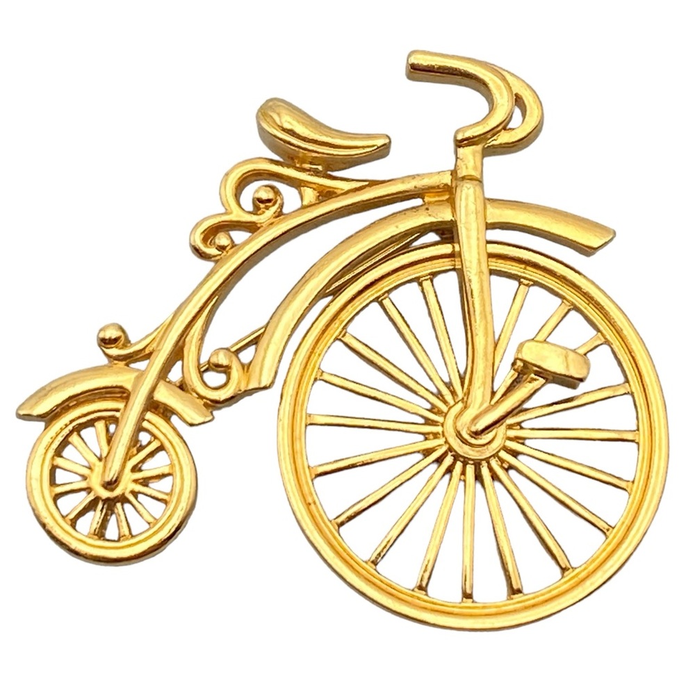 Vintage 1995 Avon “Heirloom Style” Bicycle Pin Brooch… - Gem